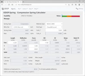Compression Spring Design Software and Calculator | ODOP:Spring